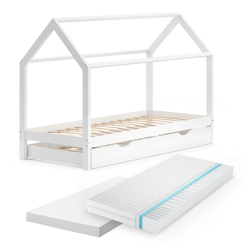 Spannende Hausbett 90x200 Mit Matratze Fotos