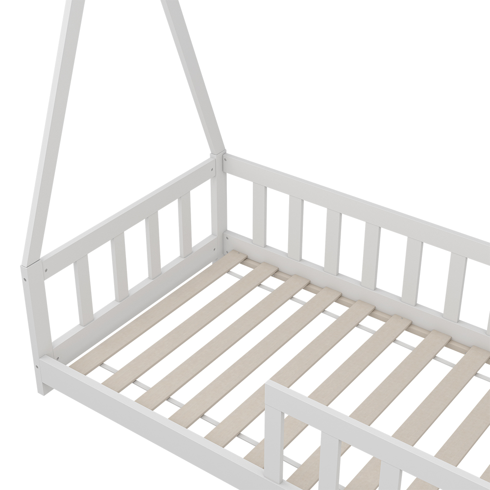 Vitalispa Tipi bed White 80x160 cm with fall-out protection, Susanna ...