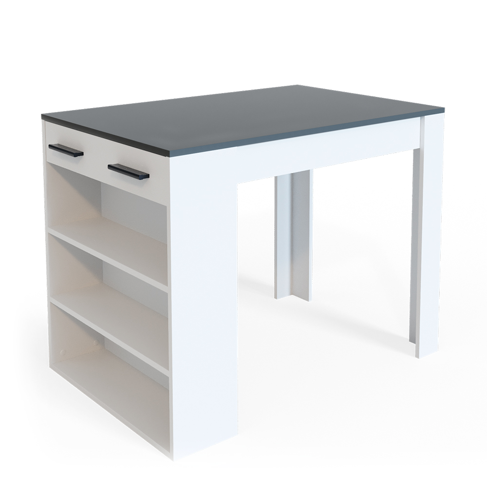 Køb Vicco "Repose" Barbord i Hvid/Antracit | OK-living