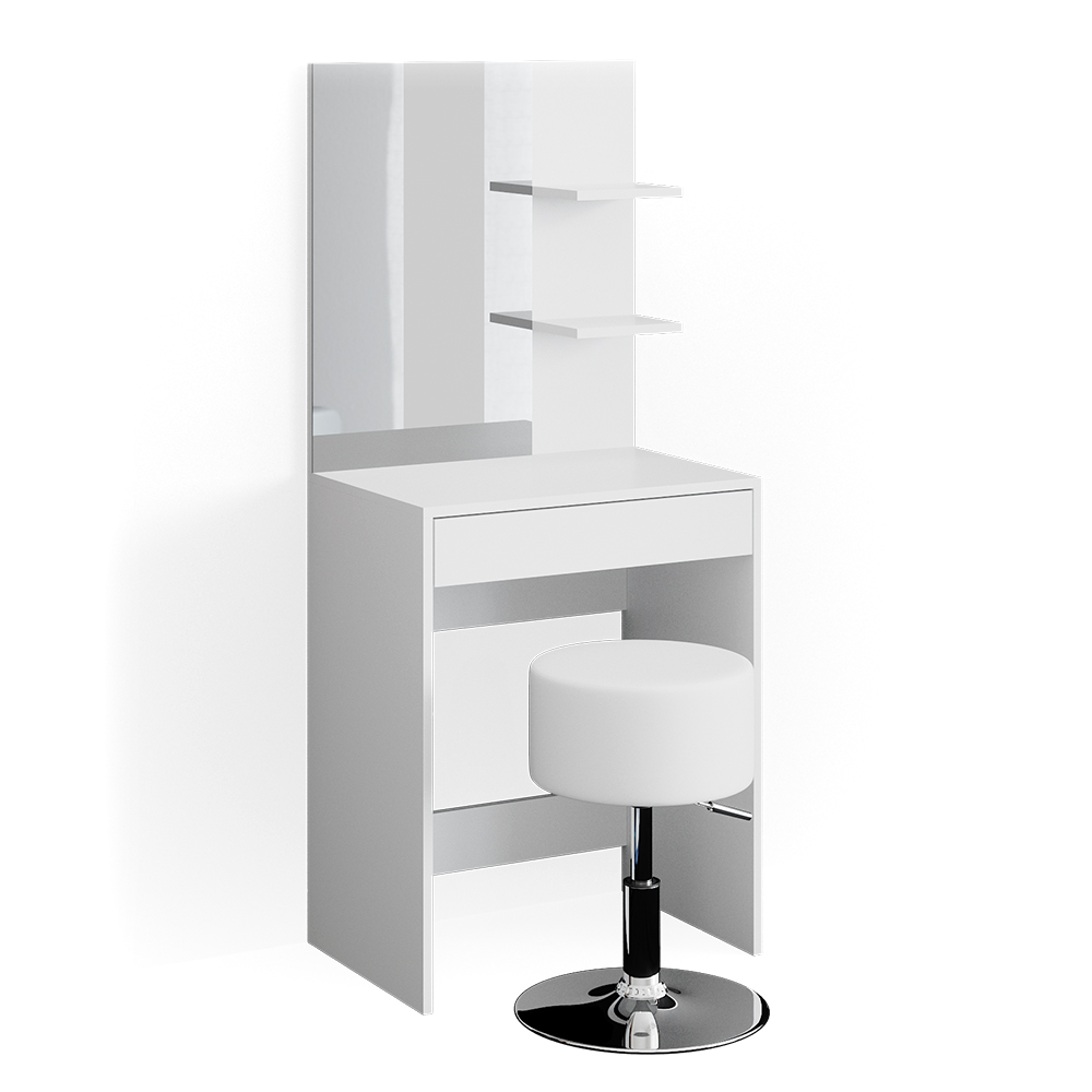 Megveszem Vicco öltözőasztal "Isabelle" fehér + zsámoly